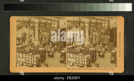 Silver is king, Mining building, World's Fair, Chicago, by Kilburn, B ...
