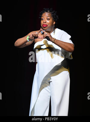 Adele Givens performs during Ladies Night Out Comedy Tour at James L ...