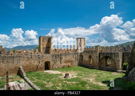 Spain, Castile and Leon, Frias. The 12th-century Frias castle ...