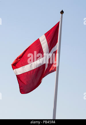 Flag of Denmark, red with white cross Flag of the Kingdom of Denmark ...