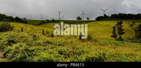 Windy Hill Wind farm. Ravenshoe, Atherton Tablelands, Queensland ...