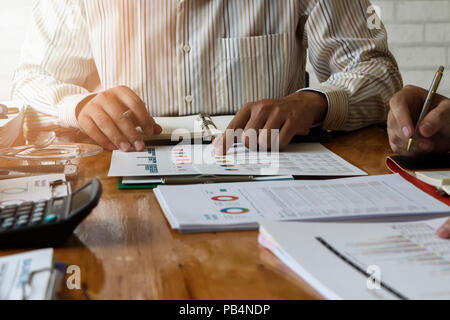 successful business team discussing the plan of work Stock Photo - Alamy