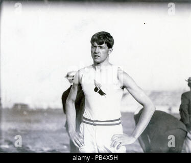 Ray Ewry of the New York Athletic Club competing in the standing broad ...