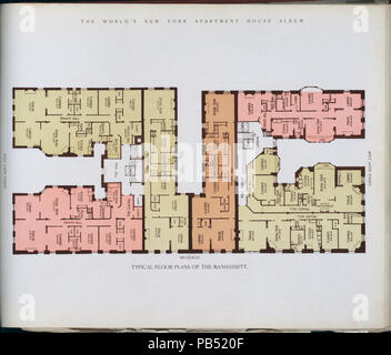 Typical floor plans of The Manhassett (NYPL b11389518 417302 Stock ...