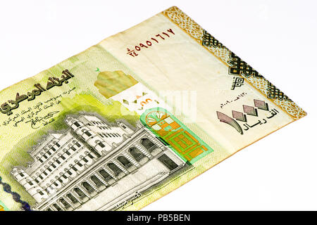 1000 Yemeni rial bank note. Rial is the national currency of Yemen ...