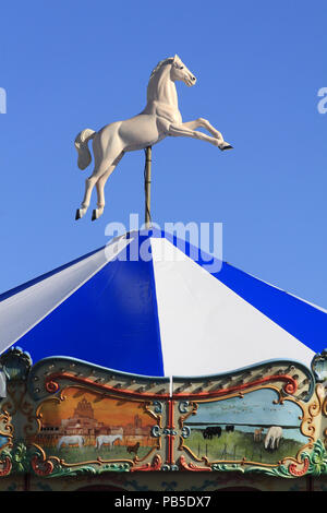 Traditional Carousel in Les Saintes Maries de La Mer, Camargue ...