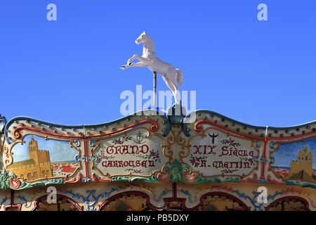 Traditional Carousel in Les Saintes Maries de La Mer, Camargue ...