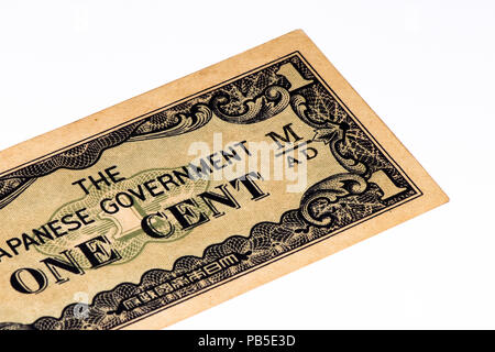 1 cent bank note of Burma Stock Photo - Alamy
