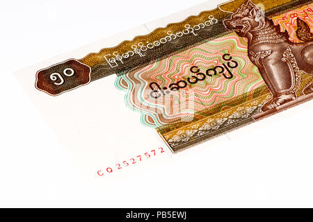 50 kyats bank note. Kyat is the national currency of Myanmar Stock ...