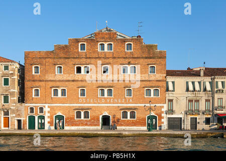 Exterior of the Ostello Venezia or Backpackers Hostel, Giudecca island ...