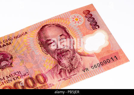 50000 dong bank note of Vietnam. Dong is the national currency of ...