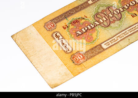 10 togrog bank note. Togrog is the national currency of Mongolia Stock ...