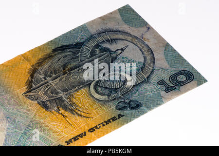 10 Papua New Guinean kina bank note. Papua New Guinean kina is the ...