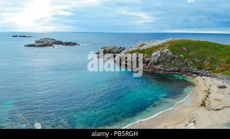 Beautiful Sheigra Beach and cliffs at Shegra North Scotland Stock Photo ...