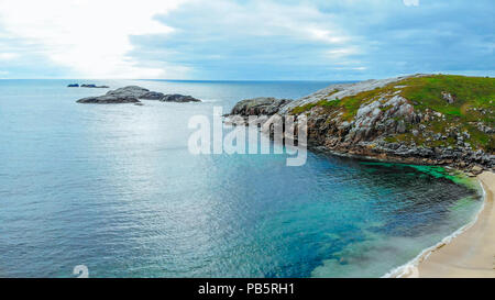 Beautiful Sheigra Beach and cliffs at Shegra North Scotland Stock Photo ...