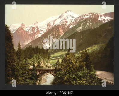 St. Marie bridge, Chamonix Valley, France Stock Photo - Alamy