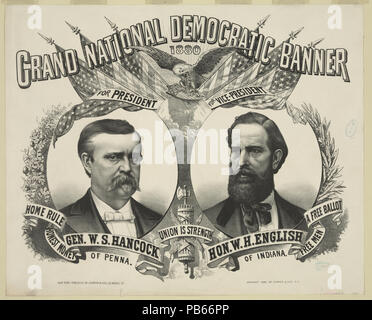 725 Grand National Democratic banner LCCN2003656575 Stock Photo - Alamy