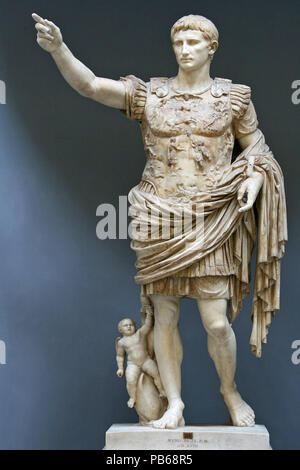 Roman emperor Augustus, symbol of power Stock Photo - Alamy