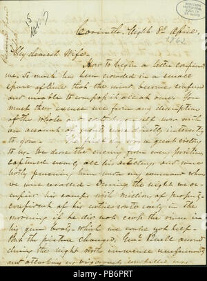 905 Letter signed Braxton Bragg, Galveston, Texas, to Jas. B. Eads ...