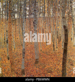 Klimt Gustave - Birch Forest 2 Stock Photo - Alamy