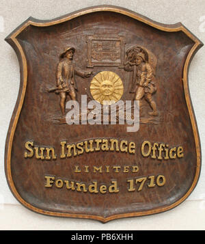Sun Insurance Office, Ltd Trade Sign Stock Photo - Alamy