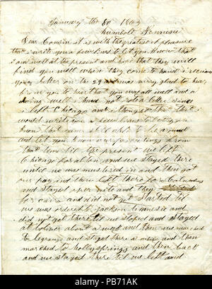 908 Letter signed Henry T. Martin, De Valls Bluff, Ark., to his cousin ...