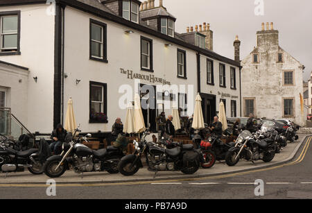 Blue Angels Motorbikers Port Patrick. Scotland. July 2018 Stock Photo ...