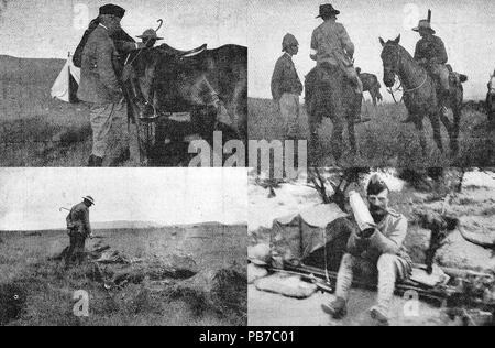 Winston Churchill in South Africa during the Boer War. 1889 Stock Photo ...