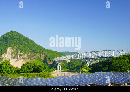 Amakusa First Bridge and Tenjokyo Bridge, Kumamoto Prefecture, Japan ...
