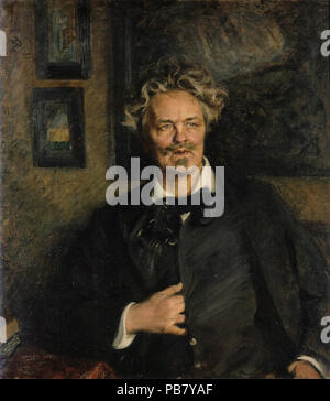 Richard Bergh - August Strindberg Portrait 1858-1919 Stock Photo - Alamy
