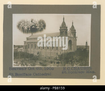 1562 St Boniface Cathedral, souvenir October 4, 1908 (HS85-10-20532 ...