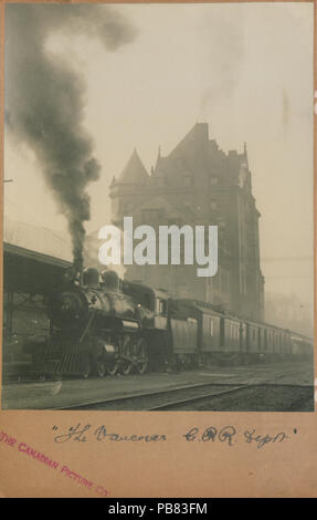 A historical image of the CPR (Canadian Pacific Railway) at Fort ...