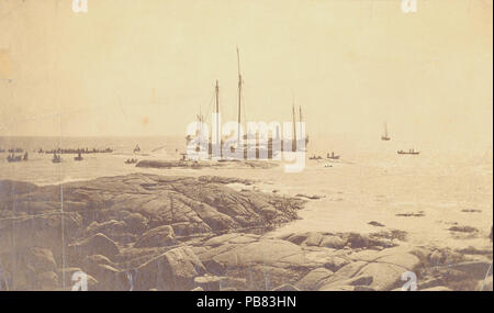 SS Atlantic shipwreck scene, Lower Prospect, Halifax County, Nova ...