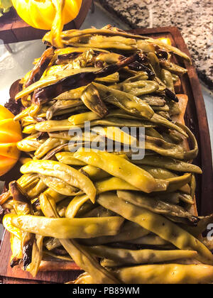 Stewed green string beans. Studio Photo Stock Photo - Alamy