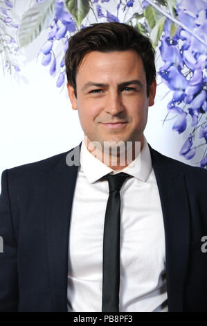 Tyler Hynes at the Hallmark Channel Summer TCA 2019 event in a private ...