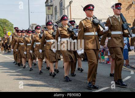 The Royal Army Veterinary Corps (RAVC) mounted riders, some of whom are ...
