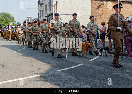 The Royal Army Veterinary Corps (RAVC) mounted riders, some of whom are ...