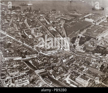 Woolwich, aerial view 1921 Stock Photo - Alamy