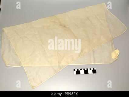 White Linen Fichu Stock Photo - Alamy