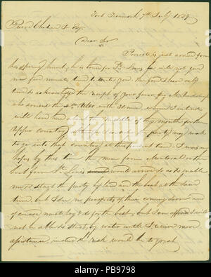910 Letter signed K. Mackenzie, St. Louis, to Gabriel S. Chouteau, May ...