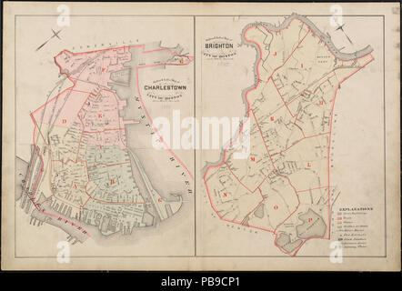 Outline & index map of Charlestown, city of Boston ; Outline & index ...