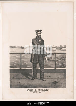 John L. Worden, commanding the Montauk. Capt. U.S. Navy Stock Photo - Alamy