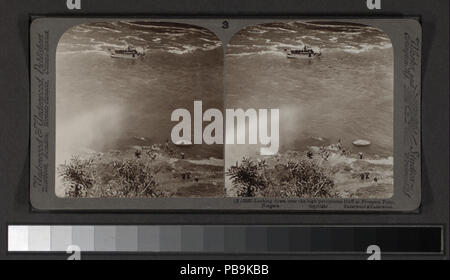 934 Looking down over the Precipitous Bluff at Prospect Point, Niagara ...