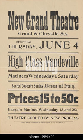 An early 20th-century vaudeville poster from Seattle's Moore Theatre ...