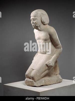 Kneeling captive, Old Kingdom, Dynasty 6, reign of Pepi II, ca. 2246 ...