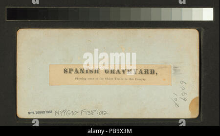 1556 Spanish graveyard, showing some of the oldest tombs in the country ...