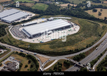 aerial view of the Co-Op Castlewood Distribution Centre, Sutton-in ...