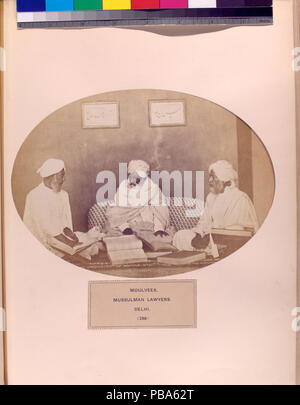 Moulvees, Mussulman lawyers, Delhi (NYPL b13409080 1125437 Stock Photo ...