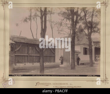 1045 Millenniumi kiállítás, Néprajzi falu, Heves vármegye pavilonja ...