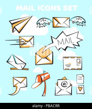 Business icons set, pop-art style Stock Vector Image & Art - Alamy